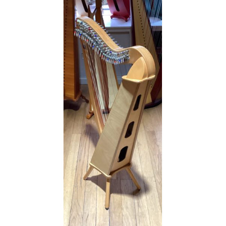 Harpe CAMAC, modèle BARDIC 27 cordes BOIS NATUREL