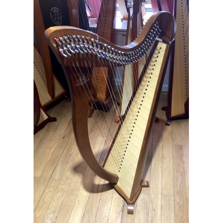 Harpe celtique Camac Hermine 34 cordes Noyer