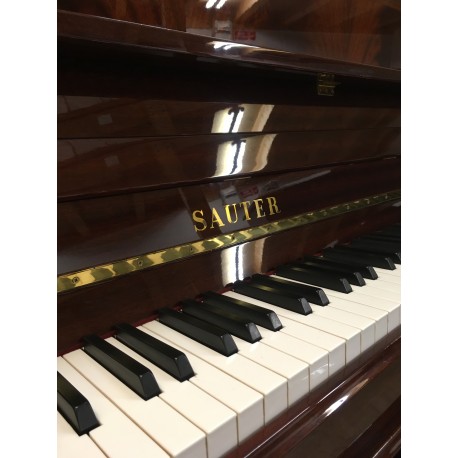 Piano Droit SAUTER 120 R2 Empire acajou pyramidal Brillant